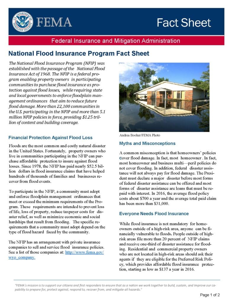 Flood - Montana Commissioner of Securities and Insurance